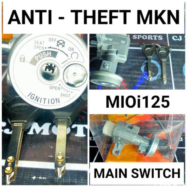 MIO i 125 ANTI THEFT KEY SET MKN | Lazada PH