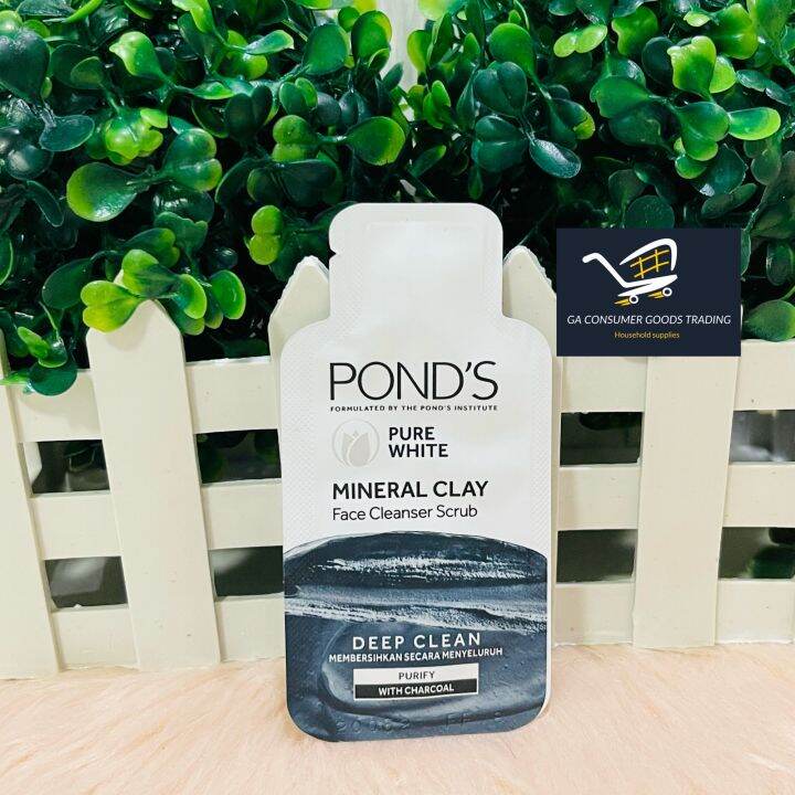Ponds’s pure white mineral clay w/ charcoal 4g | Lazada PH