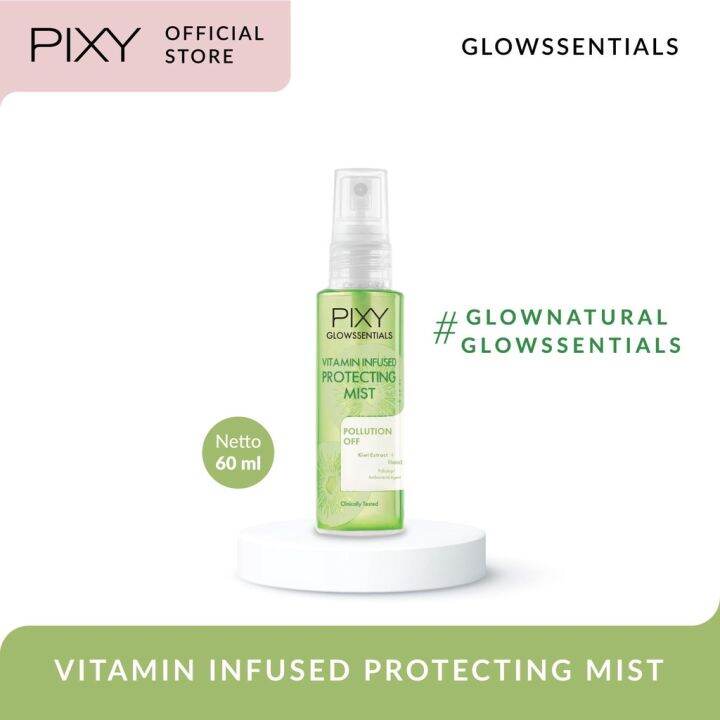 Pixy Glowssentials Vitamin Infused Protecting Mist 60ml Pollution Off ...