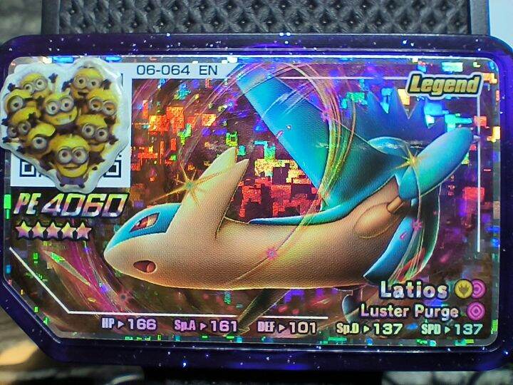 Pokemon Gaole 06-064 Latios Legend 2 Original 5 Stars Pokemon Gaole ...