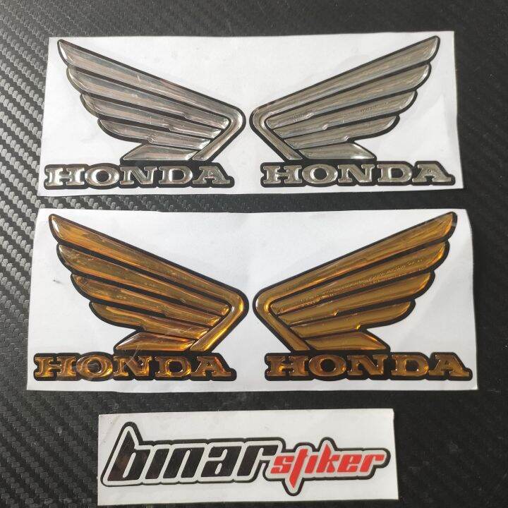 STIKER TIMBUL EMBLEM HONDA SAYAP WING | Lazada Indonesia