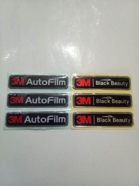 Stiker Timbul 3M Auto Film , 3M Black Beauty & 3M Crystalline Ukuran 8.2 x 2 | Lazada Indonesia