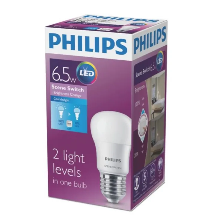 PHILIPS LED Scene Switch 2 Step 6.5W - Brightness Change Scene Switch 2 ...
