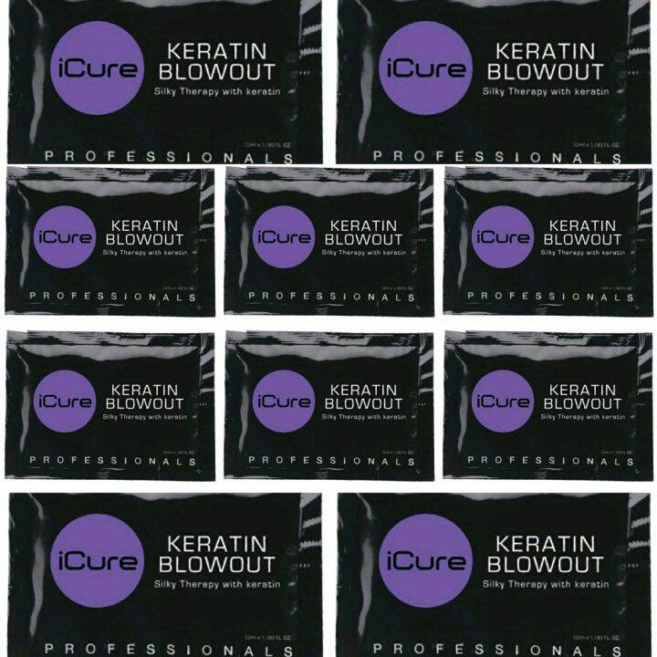 (10pcs)Icure Keratin Blowout 35ml | Lazada PH