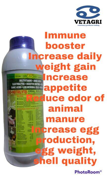 BIO-NUTRILYTES 1L | PRO BIOTIC | MULTIVITAMINS + AMINO ACID + DIGESTIVE ...