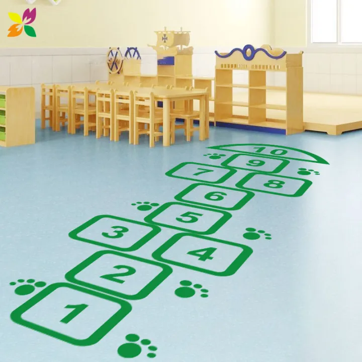 Children's Game Jumping Stickers Jumping Plaid Aircraft Digital ...