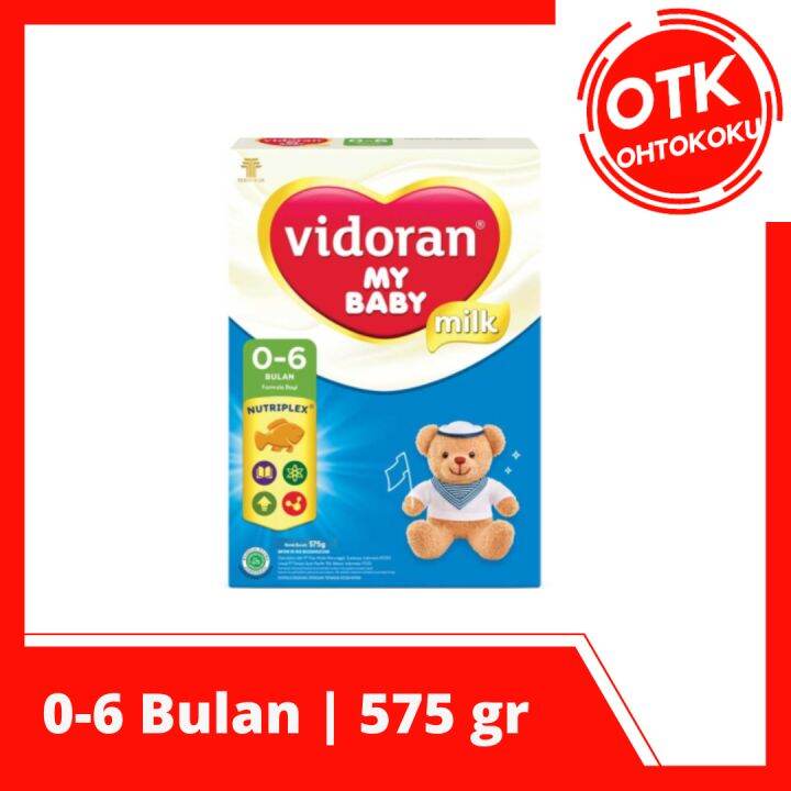 Vidoran My Baby Nutriplex Susu Formula Bayi 0-6 Bulan 575 Gr | Lazada ...