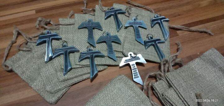 Fasbuy 10 Items - Tau Cross double sided with St. Anthony Cross/Brief ...