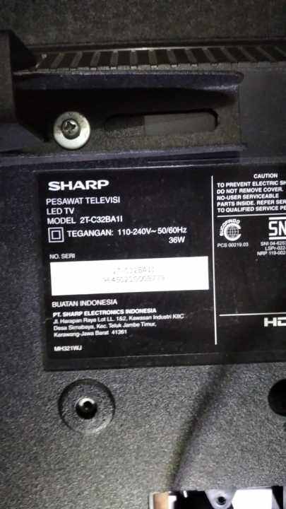 IC Eeprom TV Sharp 2T-C32BA1I Siap Pakai | Lazada Indonesia