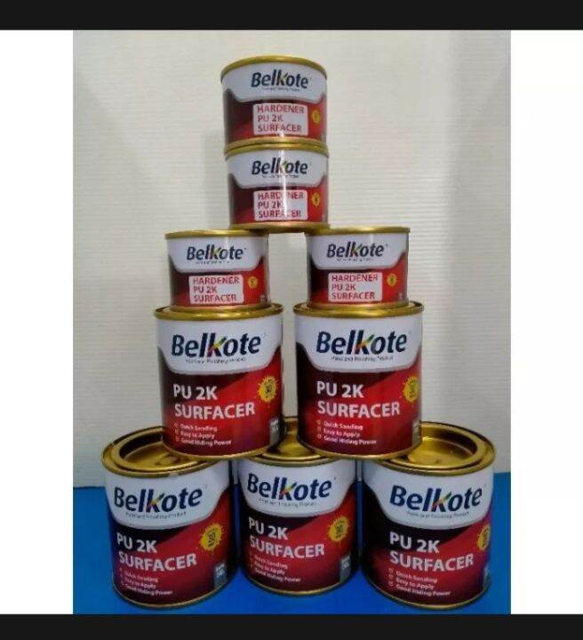 CAT DASAR EPOKSI BELKOTE PU 2K KEMASAN 1/4 CAT DASAR MOBIL MOTOR SPEDA ...