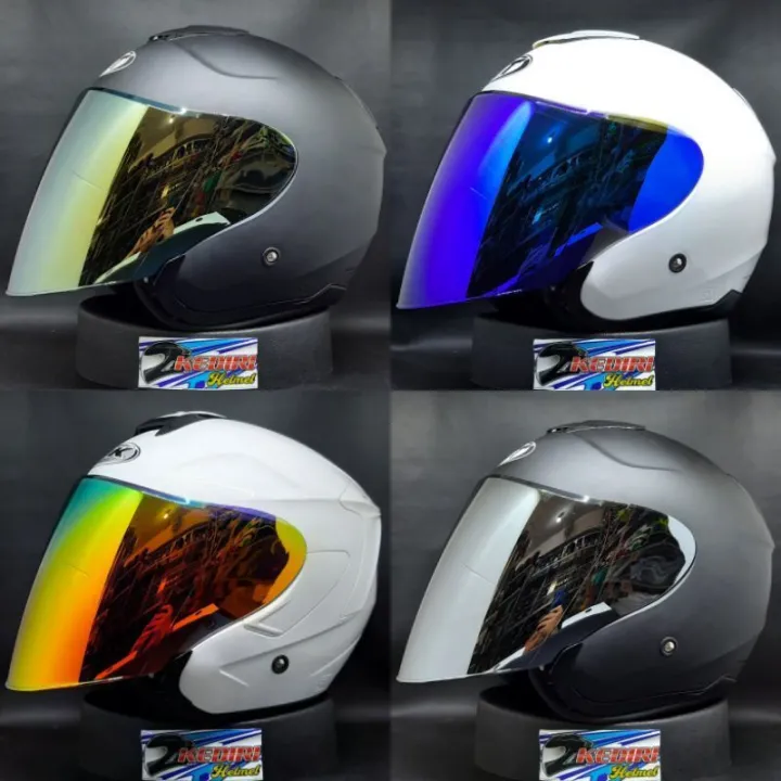 KACA HELM VISOR HELM FLAT KYT KYOTO| INK DINAMIC| IRIDIUM|MEREK NORISK ...
