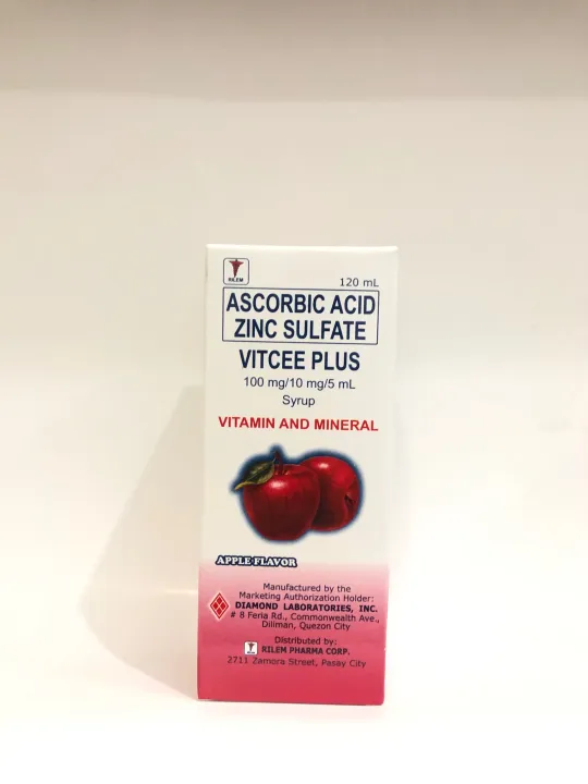 ( Vitcee Plus syrup) Ascorbic Acid Zinc Sulfate ( Vitcee Plus) Syrup ...
