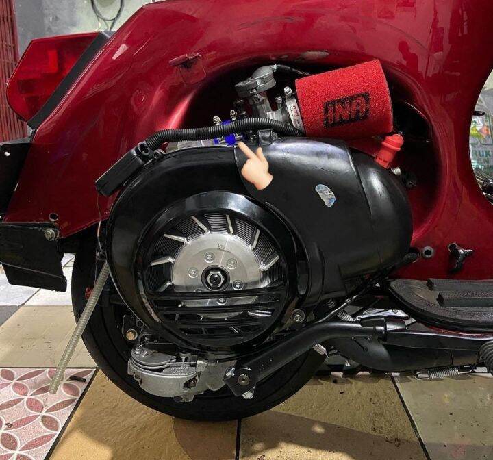 Cover kabel body listrik seling spiral motor vespa agar rapih tidak mudah konslet awet bagus ...