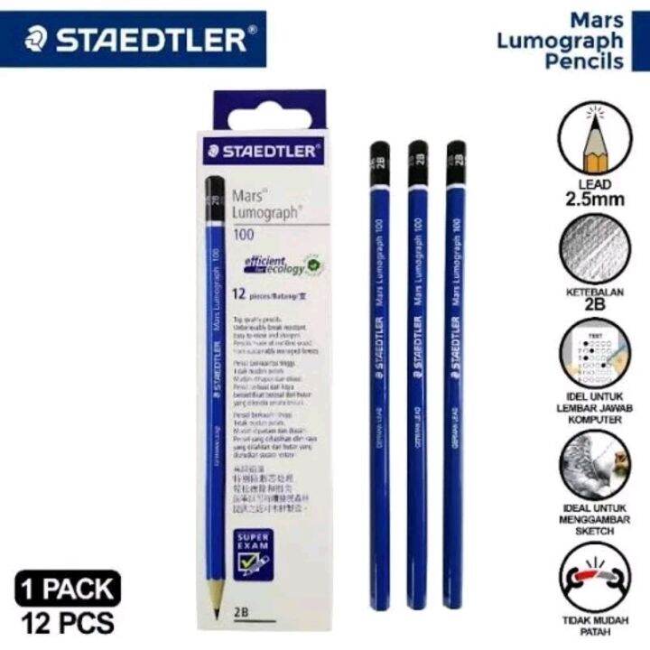 Pensil 2B Steadler 100% ORIGINAL | Lazada Indonesia
