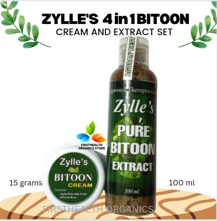 ZYLLES 4 in 1 Bitoon Cream 15grams & Bitoon Extract 100ml- Gamot sa ...