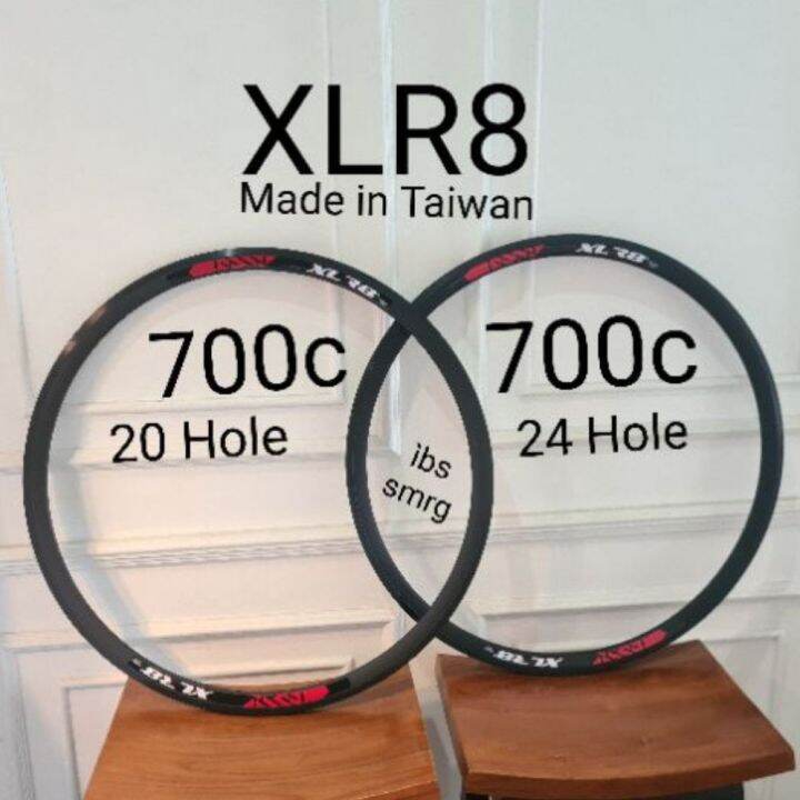 VELG 700C RIMS 700 C ALLOY ALUMUNIUM TANPA SAMBUNGAN LUBANG HOLE 24H ...
