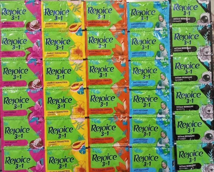 [ REJOICE ] Shampoo Sachet Renceng ( 12 Sachet ) | Lazada Indonesia