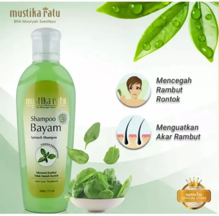 MUSTIKA RATU SHAMPOO BAYAM ANTI RONTOK 175 ML SHAMPO TRADISIONAL ...
