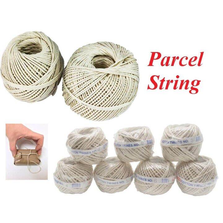 Tali Guni Putih/ Cotton Twine/Parcel string(100gram) | Lazada