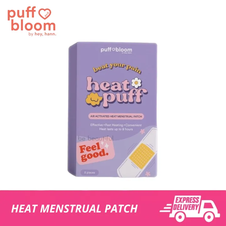 Puff & Bloom Heat Puff Air (Activated Heat Menstrual Patch) 5 patches | Lazada PH