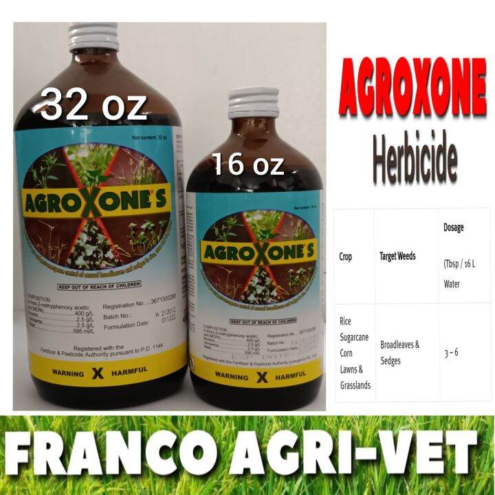 Agroxone Herbicide ( 1 Liter / 500ml ) | Lazada PH