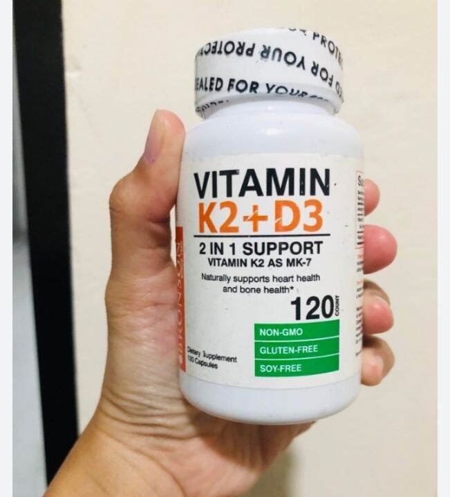Bronson Vitamin K2 (120 MCG ) + D3 (10.000 IU) | Lazada Indonesia