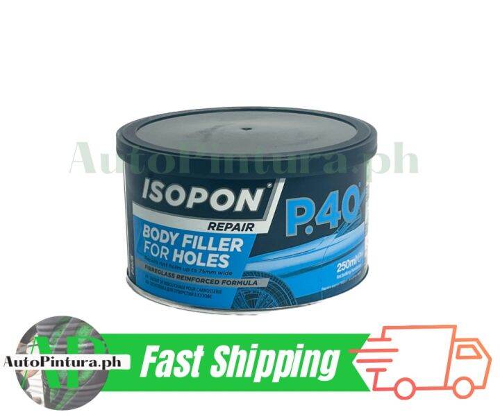 ISOPON P40 BODY FILLER FOR HOLES 250ml | Lazada PH