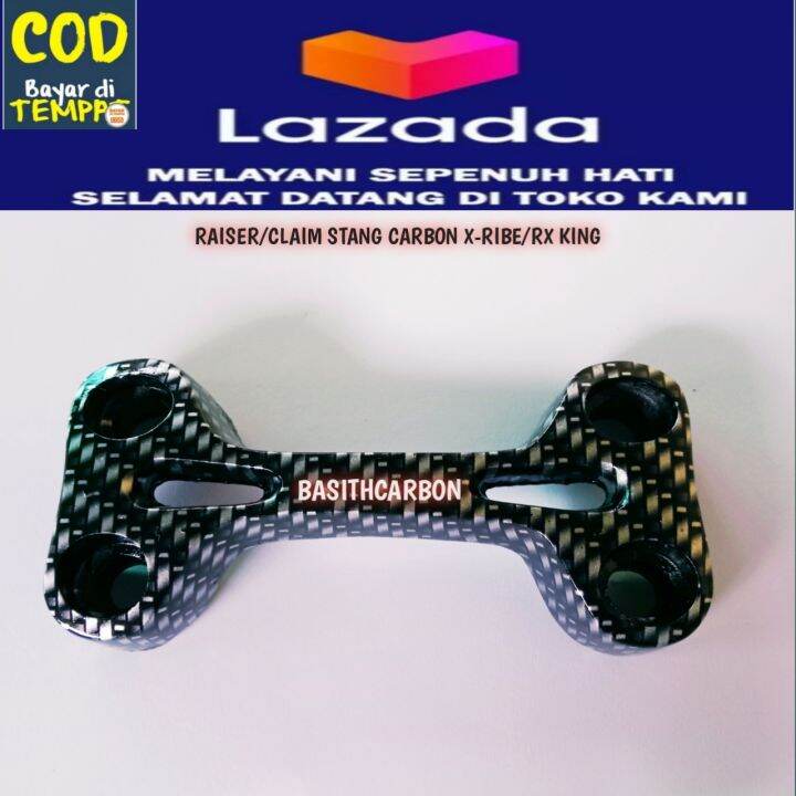 NEW RAISER / CLAIM STANG VARIASI MOTIF SERAT KARBON HYDROGRAFI YAMAHA ...