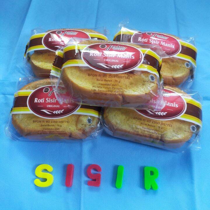 5 bungkus roti sisir Jordan rasa maknyus perbungkus isi 2 pcs | Lazada ...