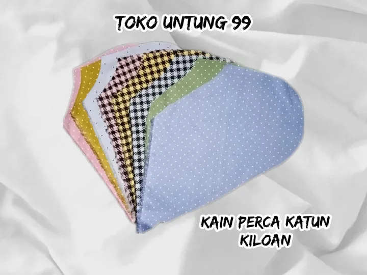 Kain Perca Katun Kiloan Sisa Potongan konveksi Kain Craft 1 Kg | Lazada ...