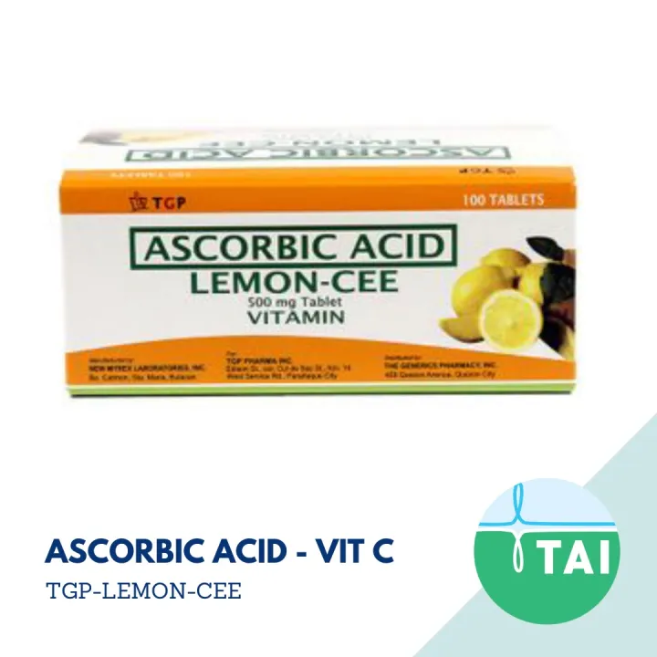 Vitamin C (Ascorbic Tab 500mg-LEMON-CEE) | Lazada PH