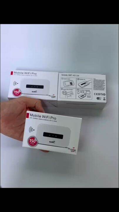 Pocket WiFi Router for Travel with SIM Slot 2100mAh LTE Mobile Modem ...