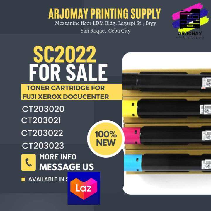 Toner Cartridge For Fuji Xerox DocuCenter SC2022 | Lazada PH