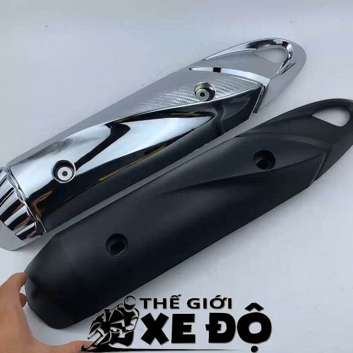 Ốp pô Vision 2011, 2012, 2013 - che pô xe Vision đời đầu chống nóng ống ...