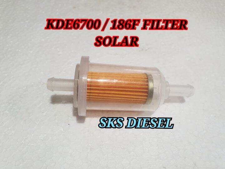 KDE 6700 186F 186FA 188FA 192FA FILTER SOLAR SARINGAN MINYAK MESIN ...