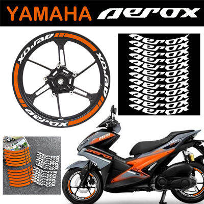 For YAMAHA Aerox V1 V2 155 14'' inches Aerox Logo Emblem Reflective ...