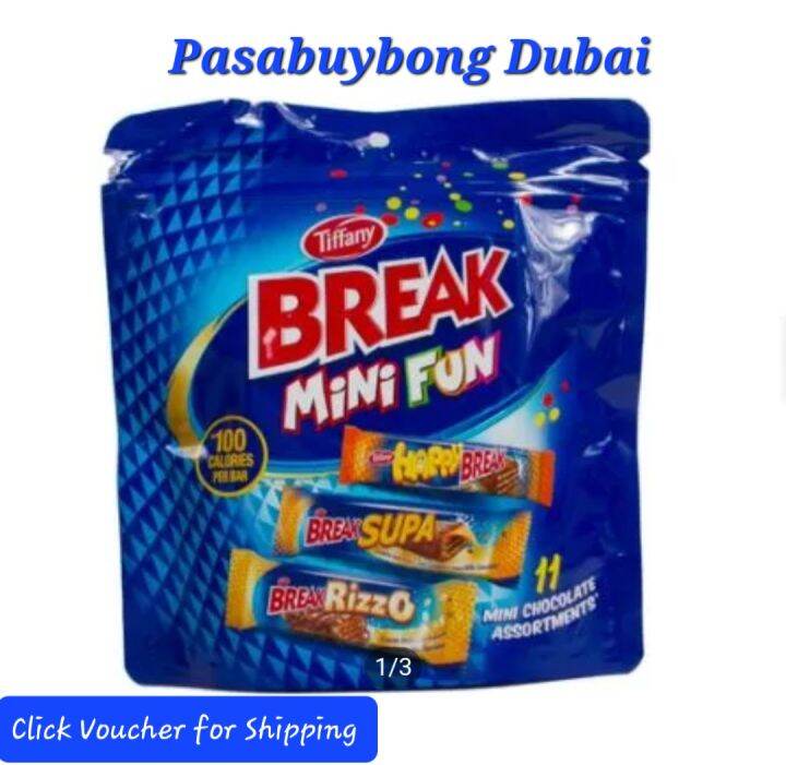 Tiffany Break Mini Fun 11pcs 207g Dubai UAE | Lazada PH