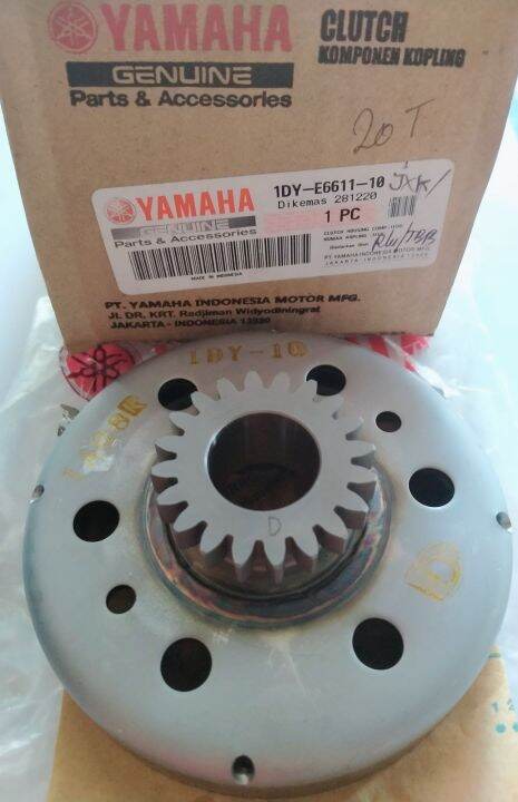 Mangkok Otomatis Rumah Kampas Kopling Ganda Gigi 20T ORI Yamaha Jupiter Z New FI 1DY | Lazada ...
