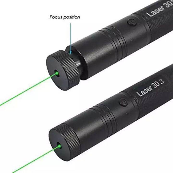 Original authentic military green adjustable focus laser pointer light ...
