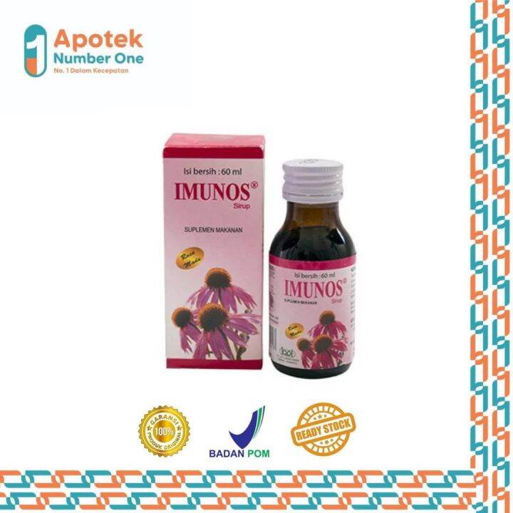 IMUNOS SIRUP 60 Ml / Suplemen Kesehatan / Meningkatkan Sistem Imun ...