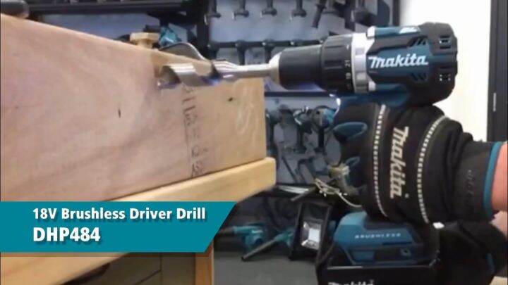 [นําเข้าโรงงานเดิมของญี่ปุ่น]Makita DDF484 สว่านปืนพกไร้แปรงถ่าน ...