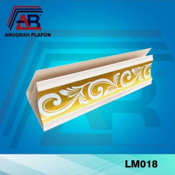Lis profil plafon PVC 6cm | Lazada Indonesia