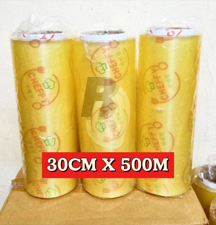 CHEFFY - WRAPPING FILM 30CM X 500M - PLASTIK PEMBUNGKUS MAKANAN ...