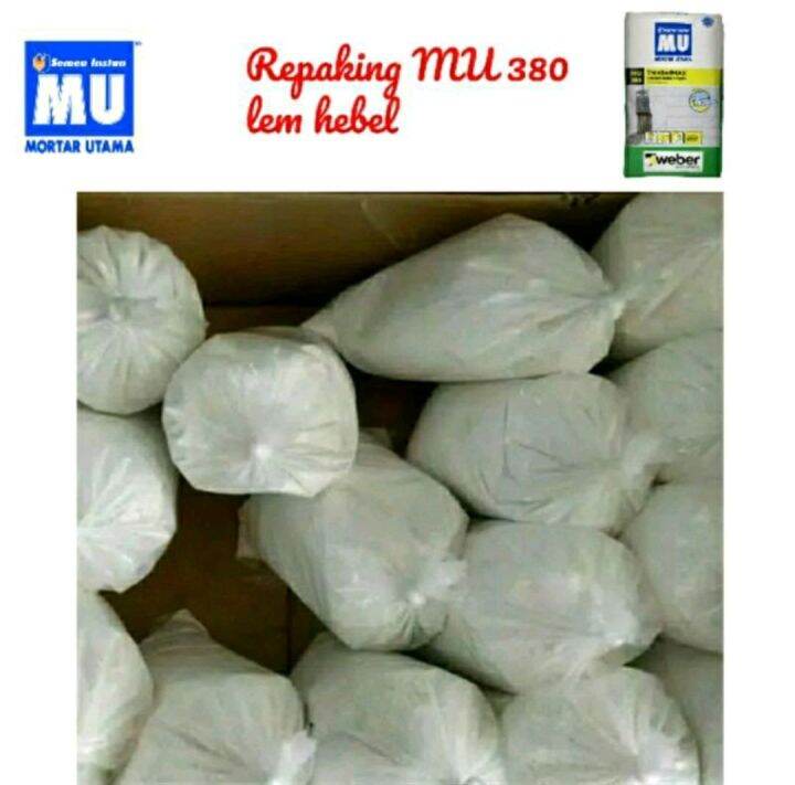 MU 380 Mortar Utama Repaking 1Kg Lem Hebel Bata Ringan | Lazada Indonesia