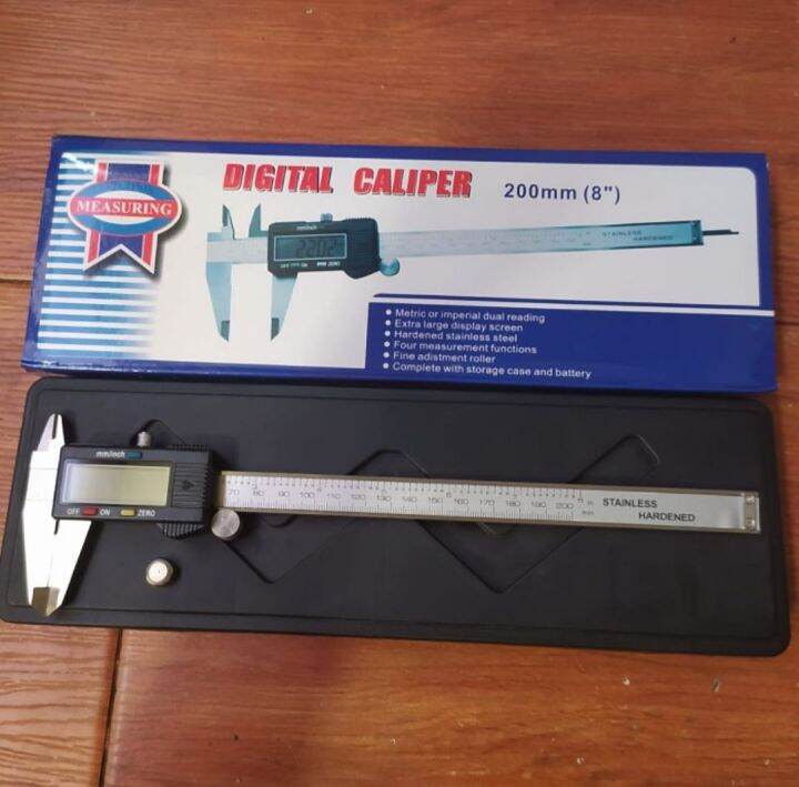 sigmat digital Caliper 8 inch jangka Sorong / sketmat digital 0-200 mm ...