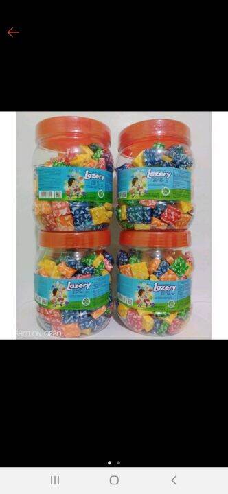 permen lazery / permen sugus toples isi 170pcs | Lazada Indonesia