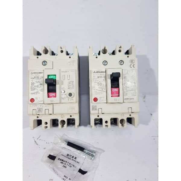 Circuit Breaker 50A 3Phase ELCB MCCB MITSUBISHI (Original Made in Japan ...