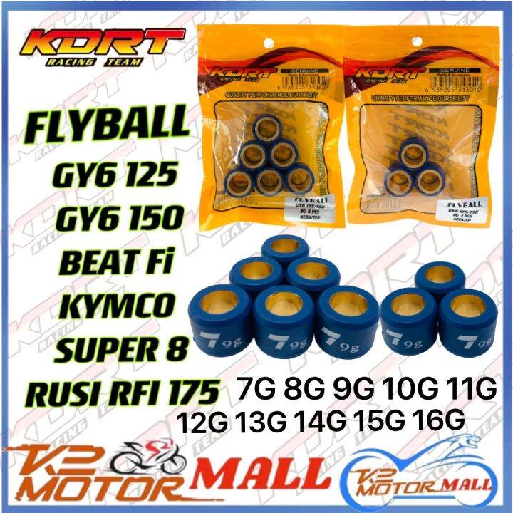 FLYBALL SET KDRT FOR GY6 125 GY6 150 BEAT Fi KYMCO SUPER 8 RUSI RFI 175 ...