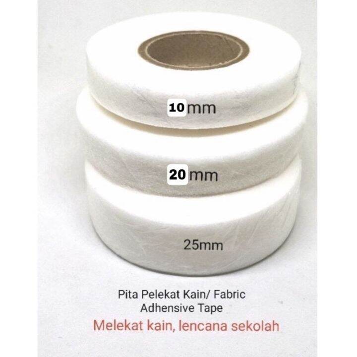 LENCANA SEKOLAH - Pita Pelekat Kain / Fabric Adhensive Tape (DOUBLE ...
