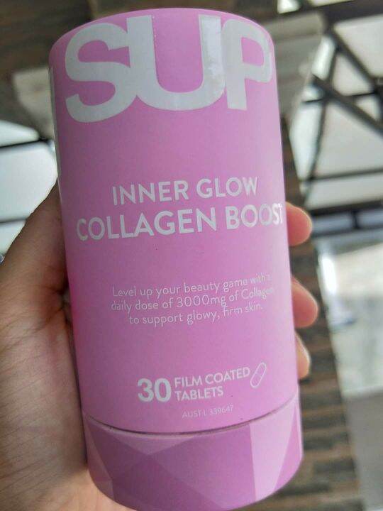 SUP Inner Glow Collagen Boost 30 tablets Nov2023 expiration | Lazada PH